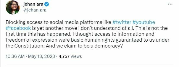 Katalyst Labs founder Jehan Ara condemns social media blockage - DAWN.COM