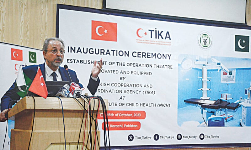 NICH OT upgraded by Turkish agency inaugurated - Newspaper - DAWN.COM