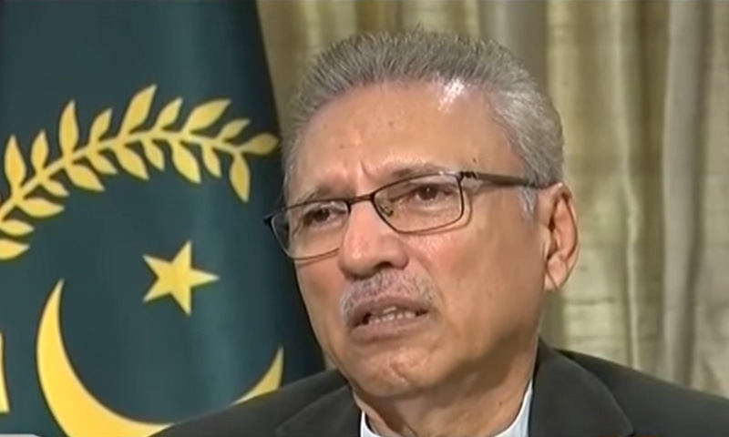 President Alvi gets visibly distraught at imagery of Gaza crisis - DAWN.COM