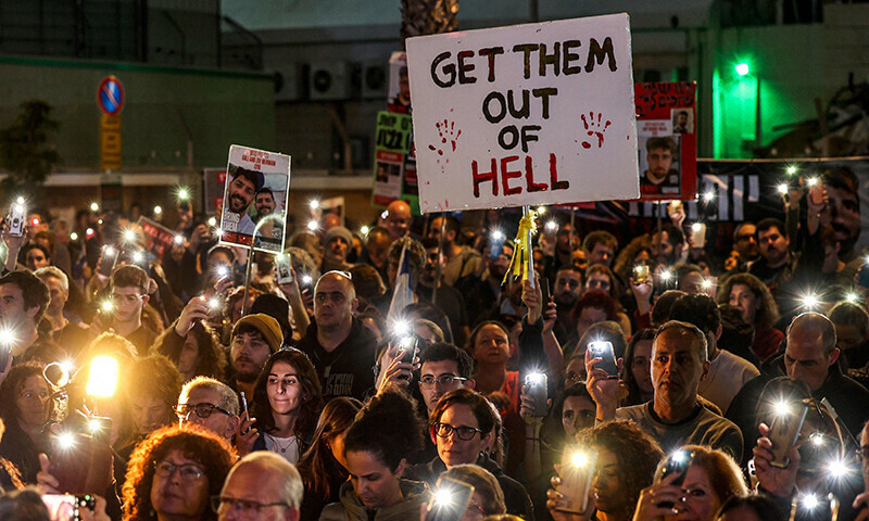 PHOTOS: Families take to the streets in Tel Aviv for safe return of ...