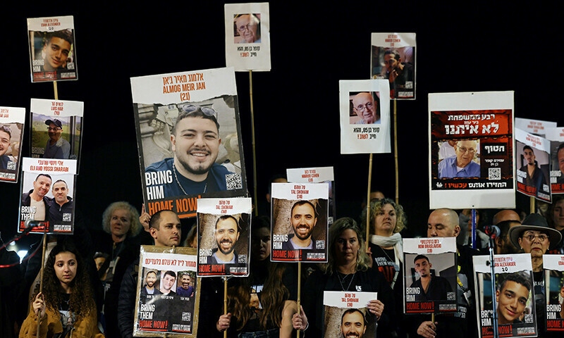 PHOTOS: Families take to the streets in Tel Aviv for safe return of ...