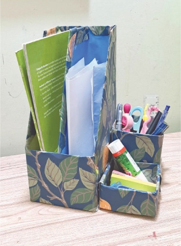 Wonder Craft: Desk organiser - Newspaper - DAWN.COM