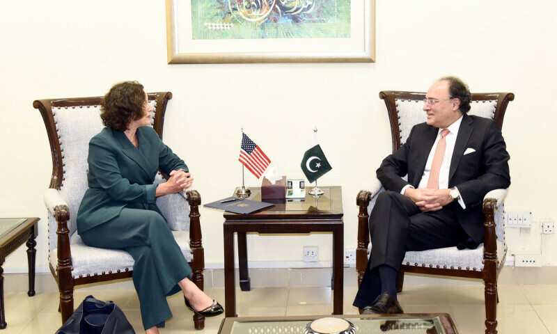 New US envoy discusses economic ties with Finance Minister Aurangzeb ...