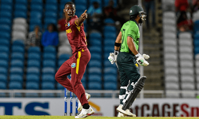 Hasan Nawaz sparks Pakistan to 5-wicket ODI win over West Indies ...