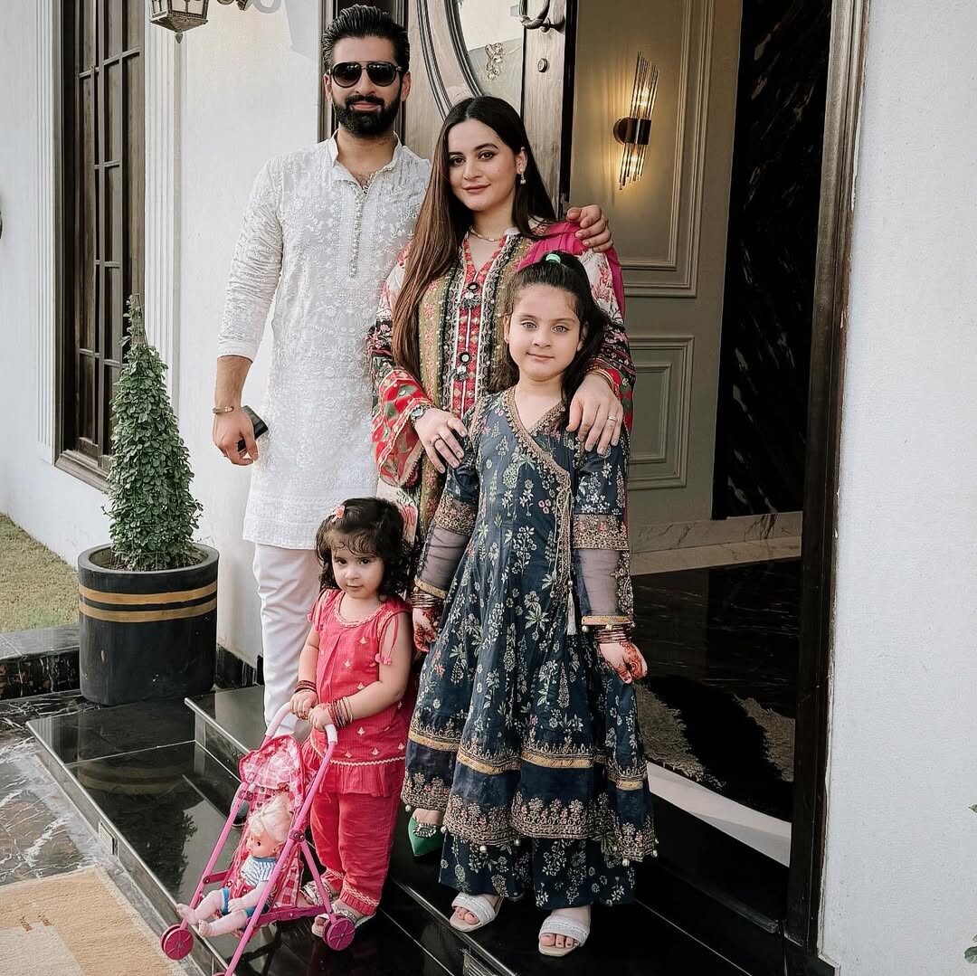 Aiman Khan and Muneeb Butt announce the birth of their third daughter, Naimal - Celebrity - Images