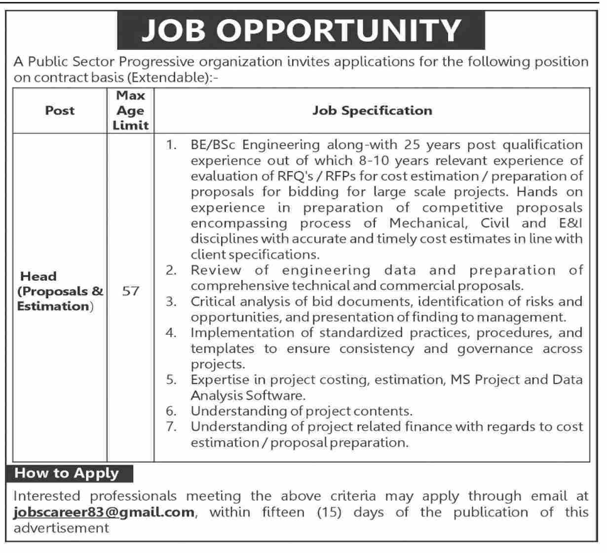 Jobs in Pakistan - Career Opportunities in Pakistan - DAWN.COM