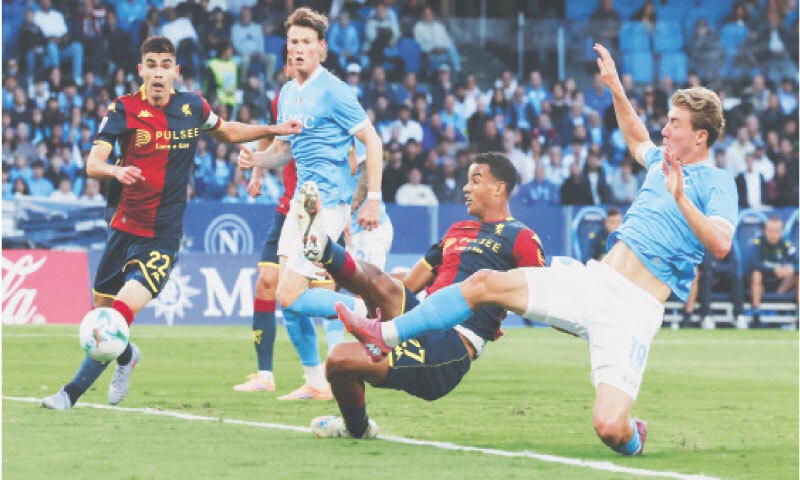 Hojlund fires Napoli into Serie A lead as Milan held at Juve ...