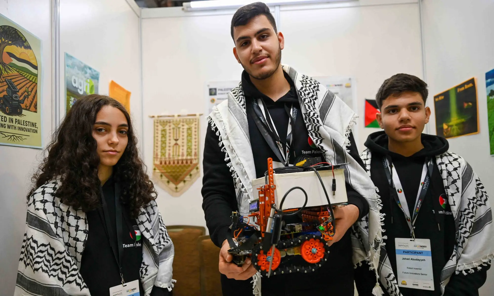 Palestinian teen showcases AI invention at World Robot Olympiad - Daily ...