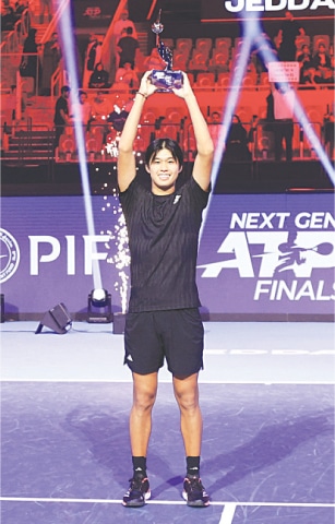 Tien defeats Blockx to win Next Gen ATP Finals title - Newspaper - DAWN.COM