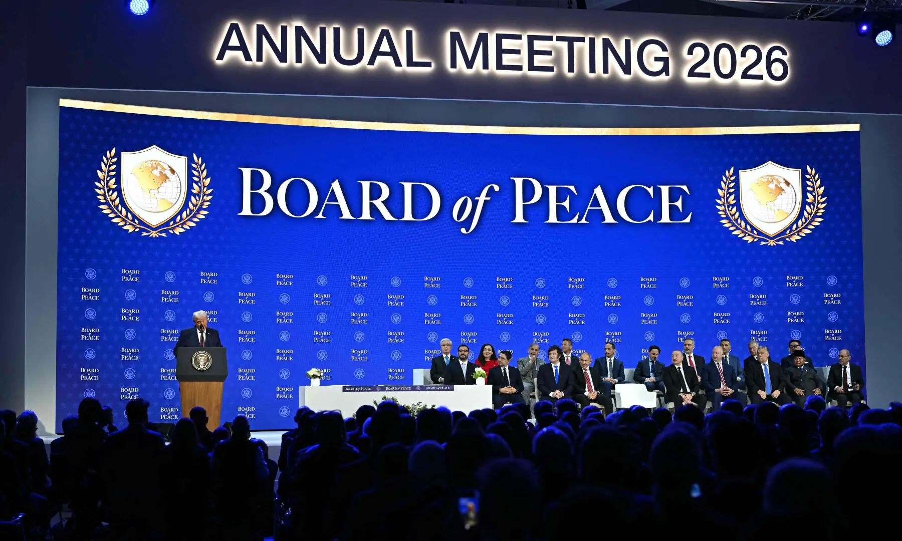 Trump addresses ‘Board of Peace’ signing ceremony at Davos - Daily Times